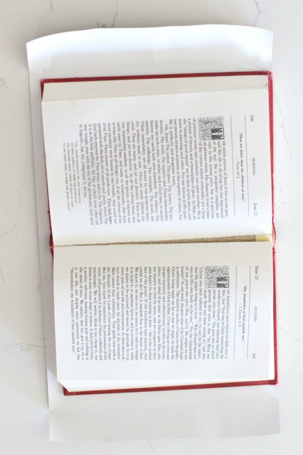Wrapping Books with Gift Wrap - The House of Silver Lining