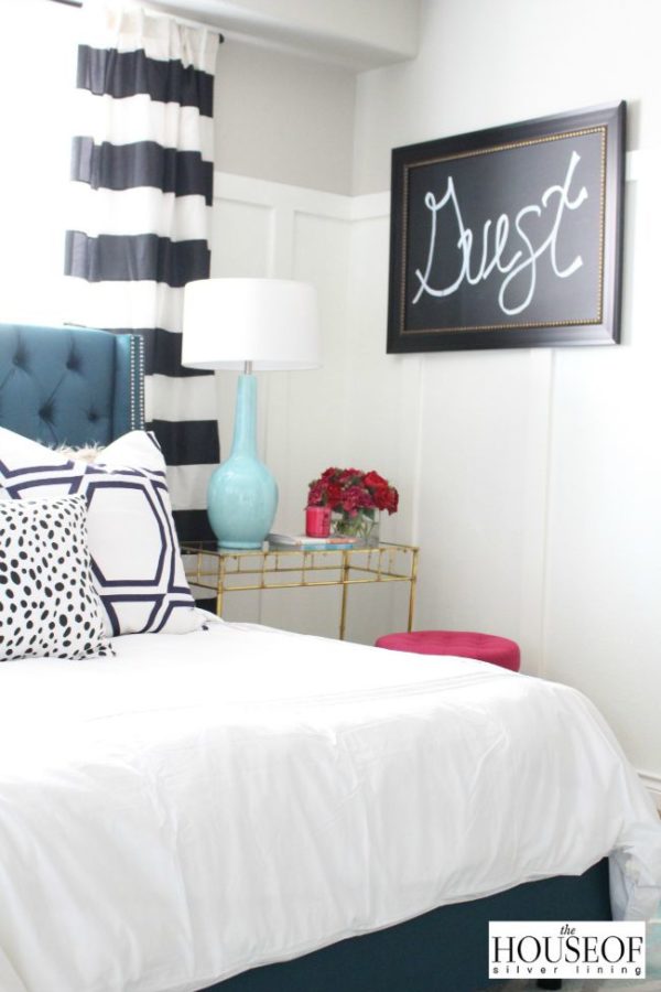 Guest Bedroom Makeover - The House of Silver Lining