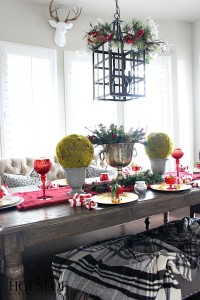 Ruby Red Inspired Christmas Table - The House of Silver Lining