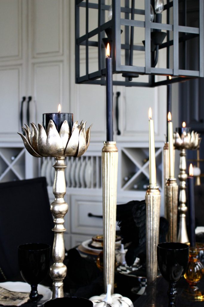 Elegantly Spooky Halloween Table - The House of Silver Lining