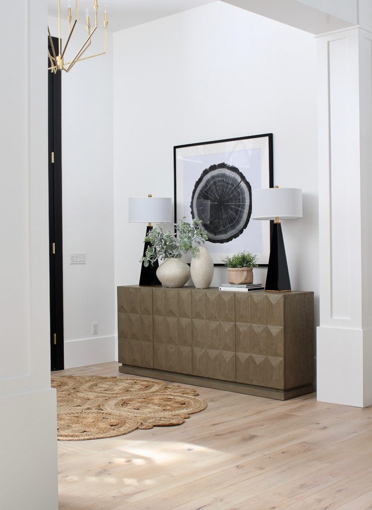 Modern Organic Front Entry Foyer - The House of Silver Lining
