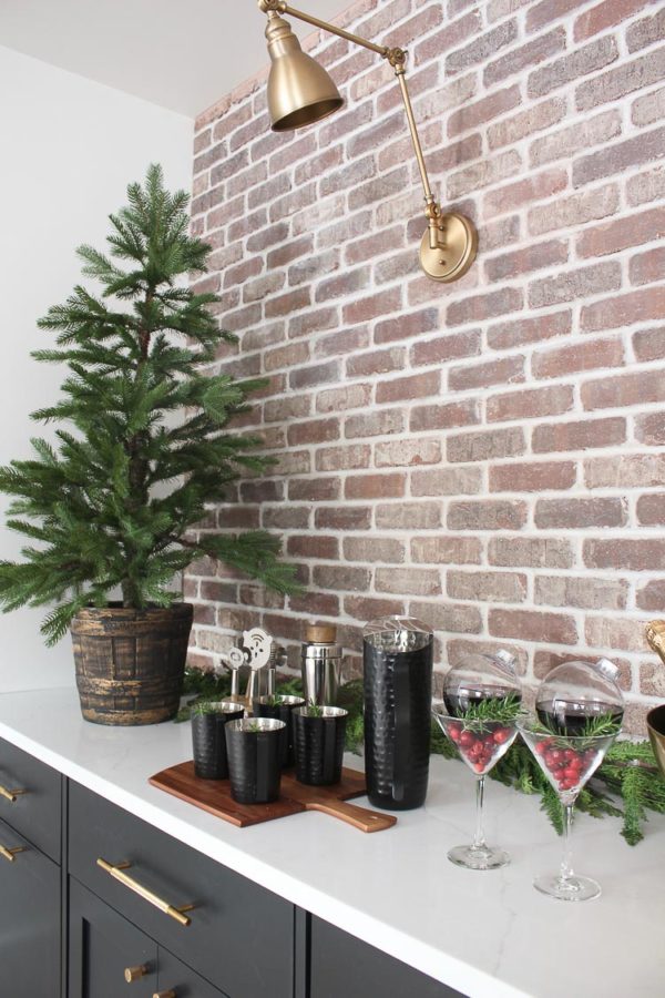 Industrial Modern Bar With Festive Holiday Style - The House of Silver ...
